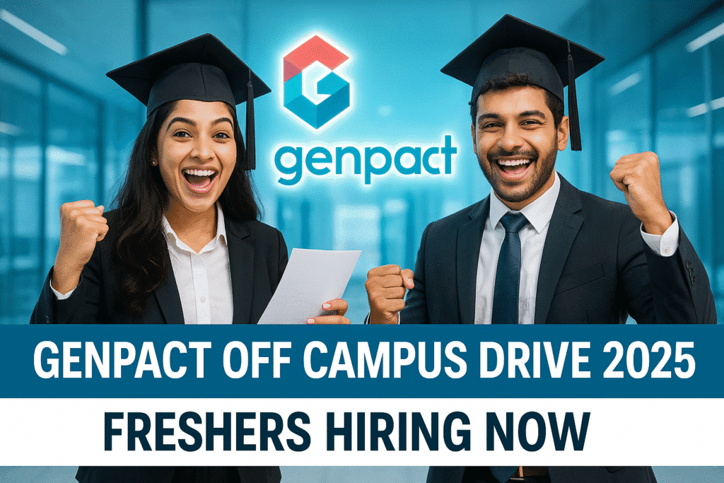 Genpact Freshers Drive 2025 - Riya Opportunities