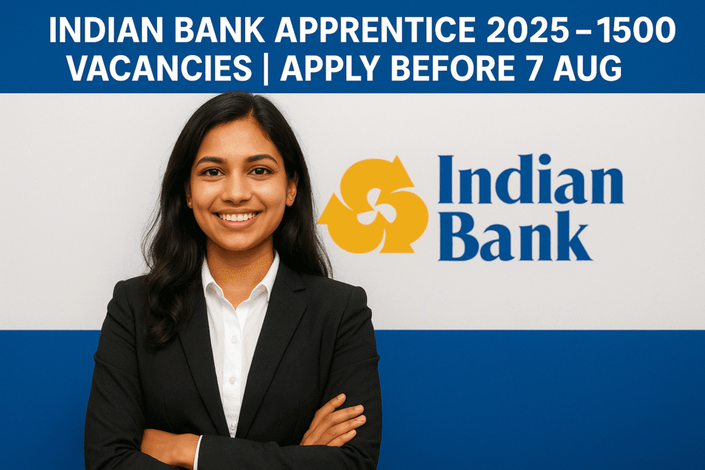 Indian Bank Apprentice 2025 - Riya Opportunities